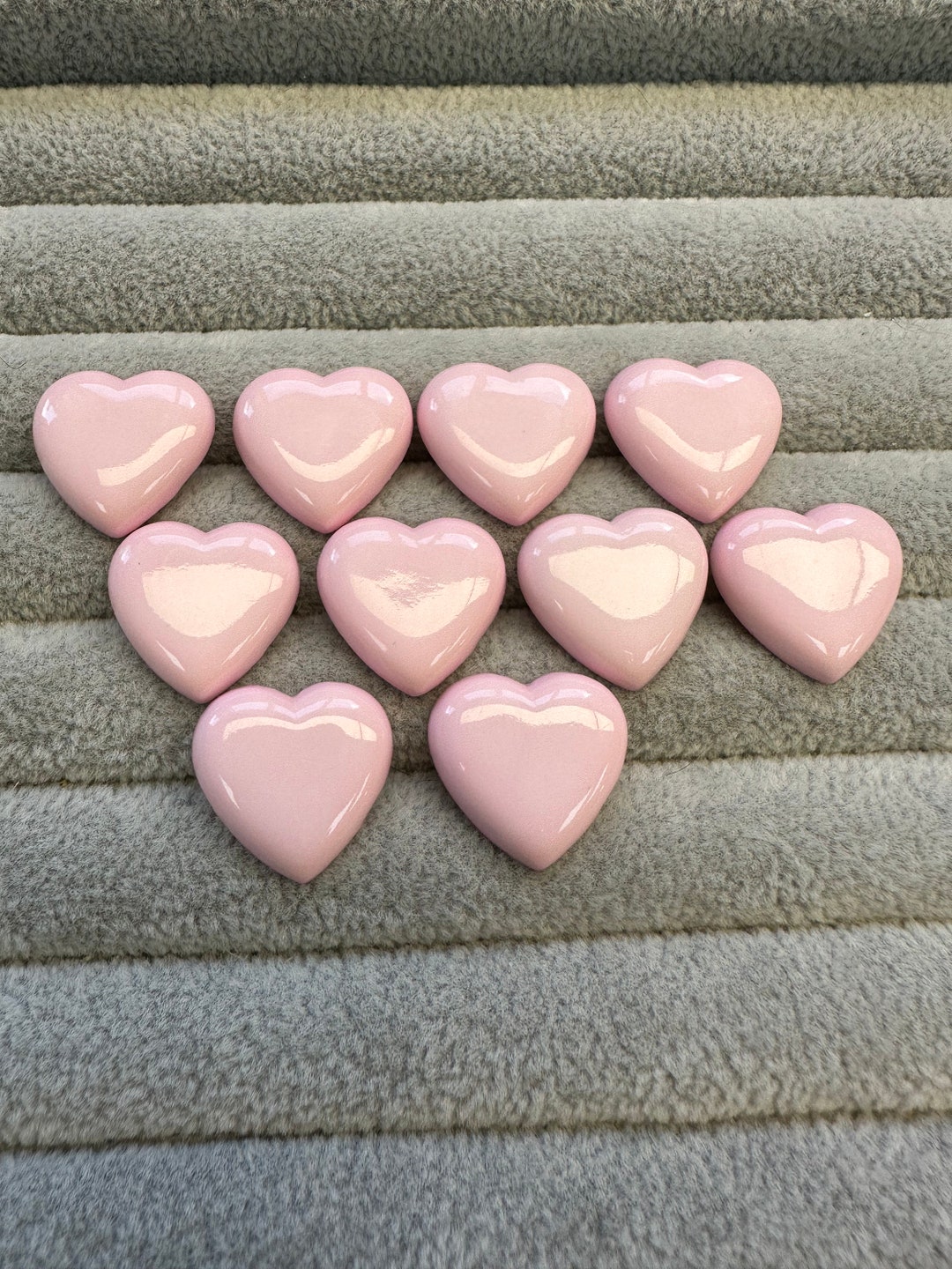 Heart Buttons Pink Pastel Shade 18mm a Set of 10 - Etsy