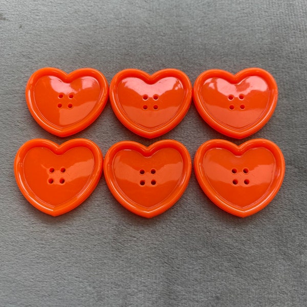 Heart Shape Buttons - Etsy