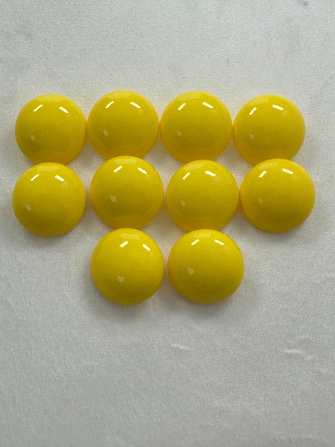 Yellow Buttons 20mm Half-ball Design on a Shank a Set of 10. - Etsy