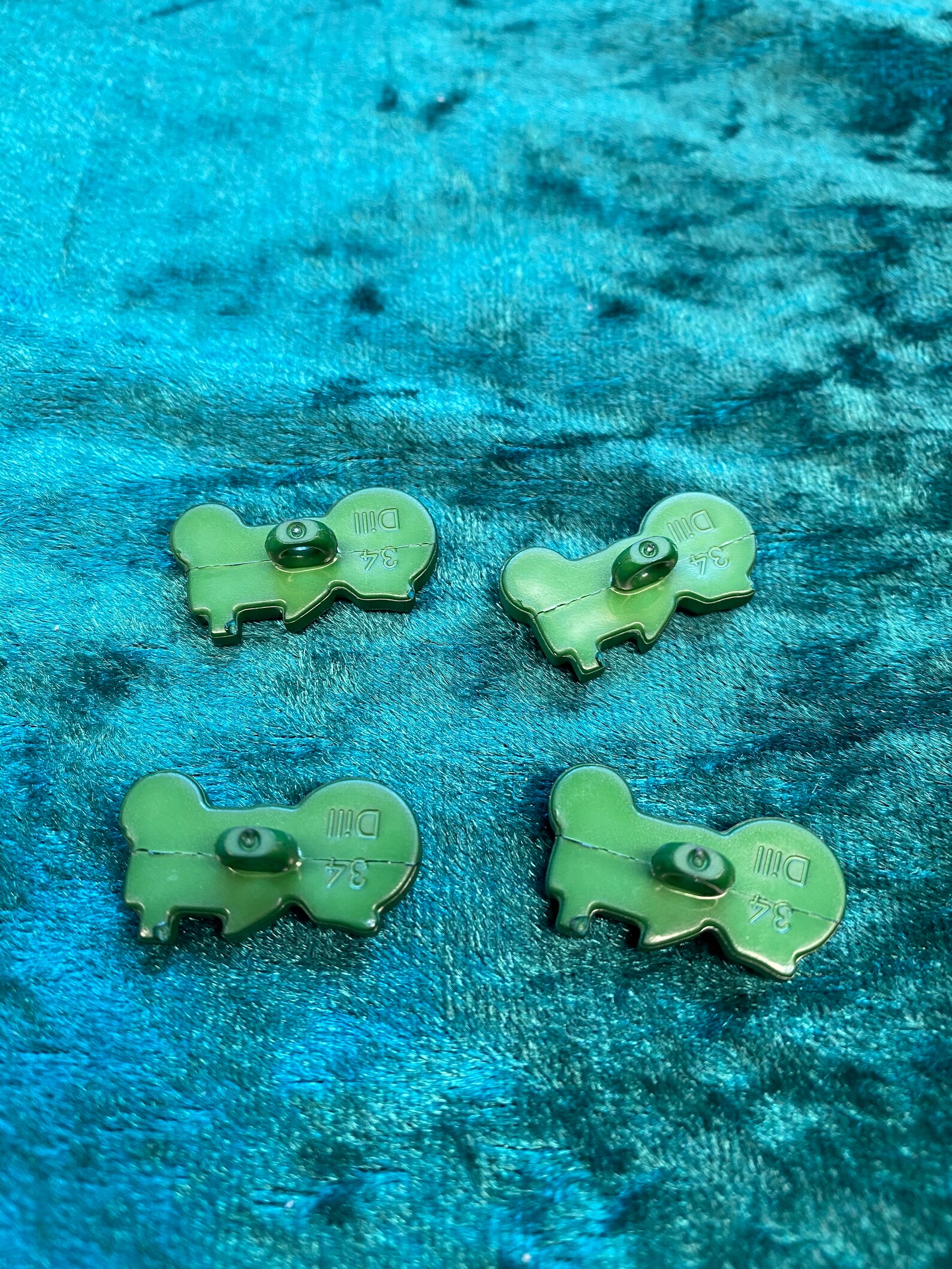 Tractor Buttons Green and Yellow by Dill 24mm a Set of 4 - Etsy