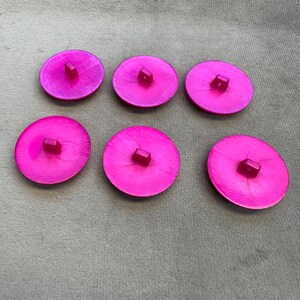 Pearly Buttons Cerise Pink 30mm a Set of 6 - Etsy