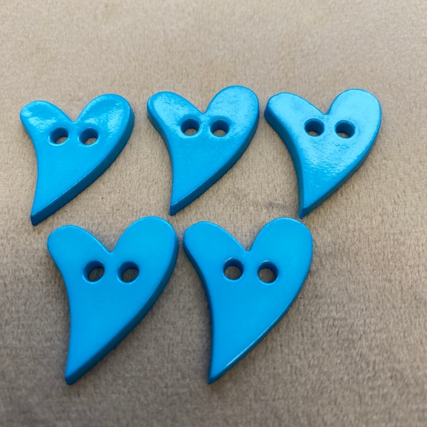 Heart Shape Buttons - Etsy