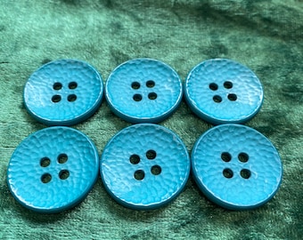 Teal Buttons | Etsy