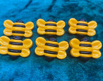 Bumble Bee Buttons | Etsy