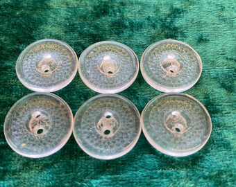 Clear Glass Buttons - Etsy
