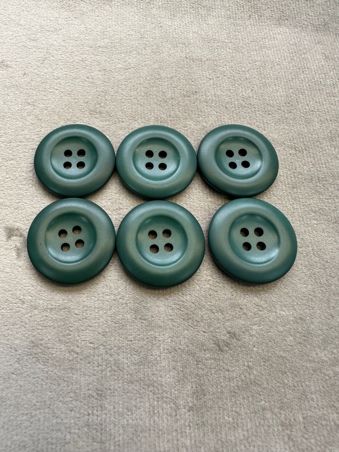 Classic Buttons Bottle Green 24mm a Set of 6 - Etsy