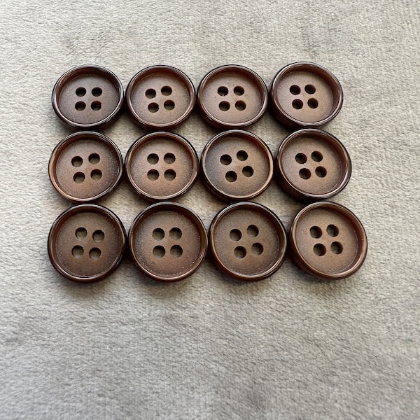 Brown Buttons - Etsy