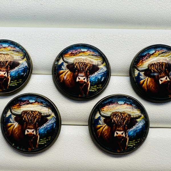 Cow Buttons - Etsy