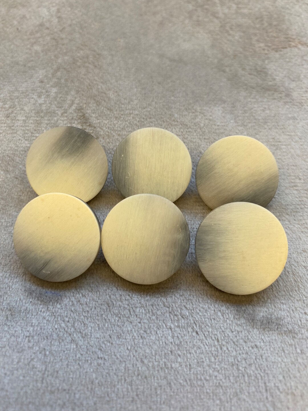 Matt Buttons Beige Ombre Design 19mm a Set of 6 - Etsy