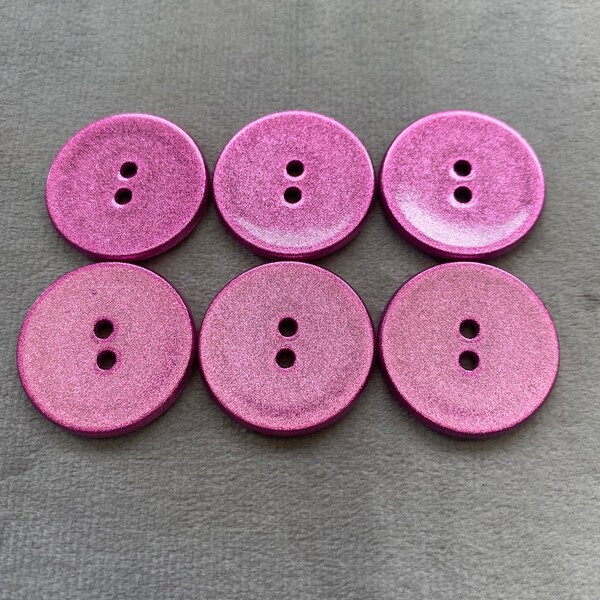 Hot Pink Button - Etsy
