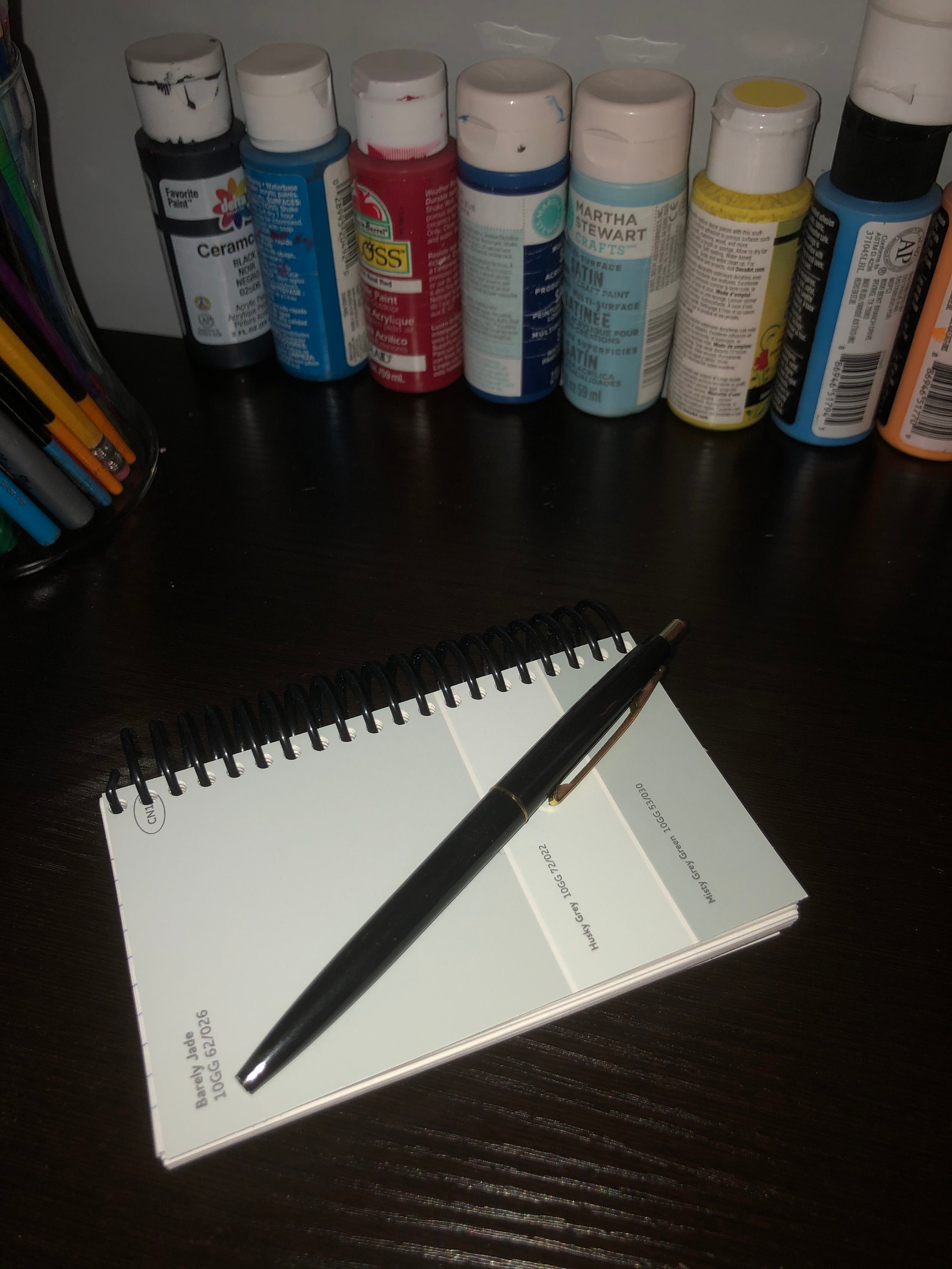 Paint Chip Notebook - Etsy