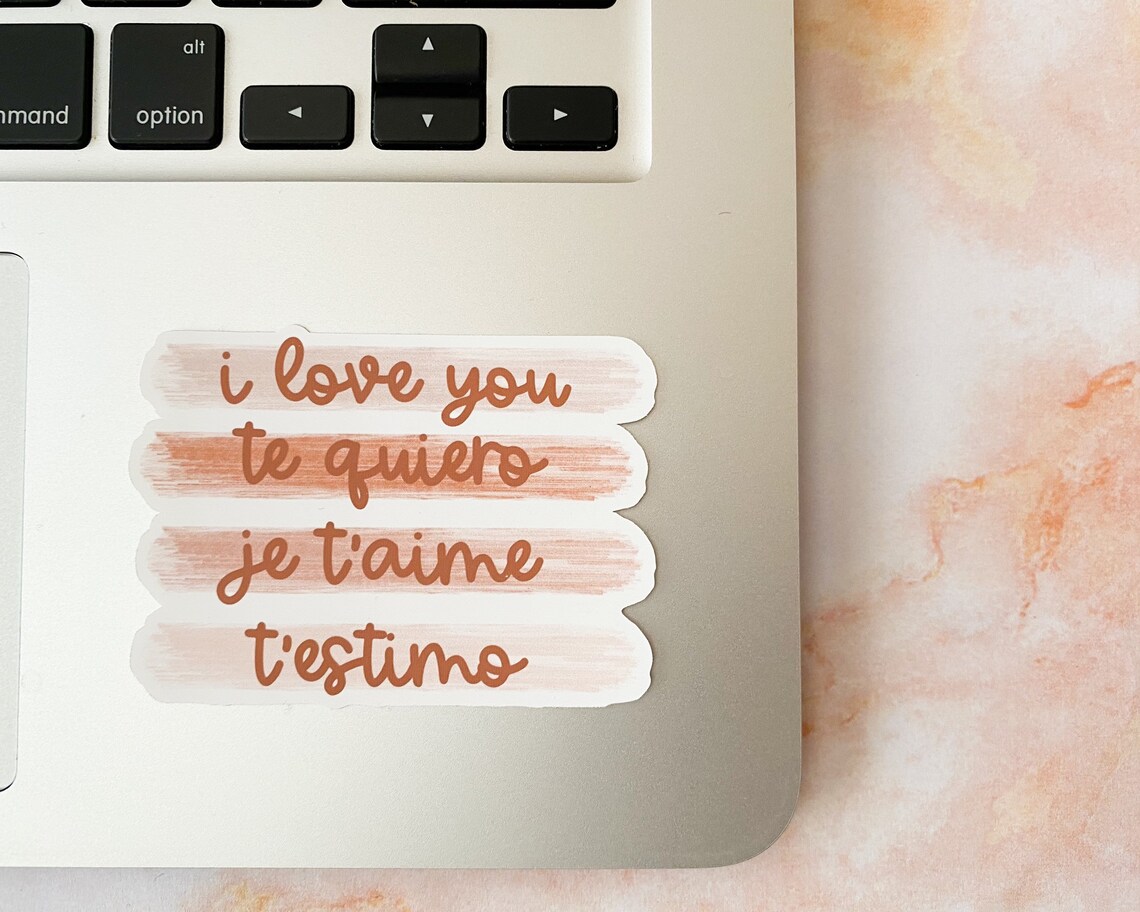 I Love You Sticker Multi-language I Love You Sticker | Etsy