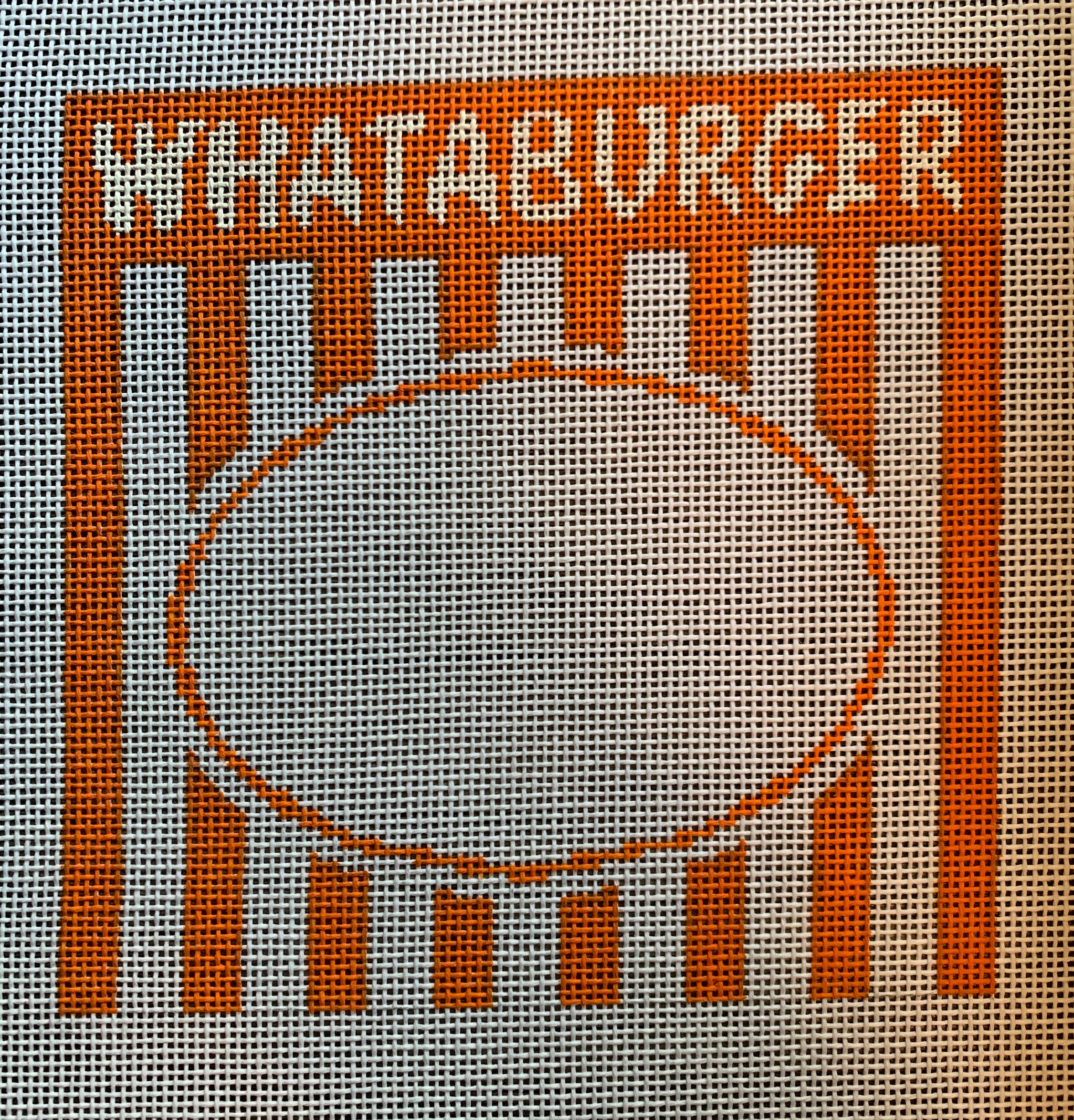 Whataburger Table Number Needlepoint Canvas | Etsy