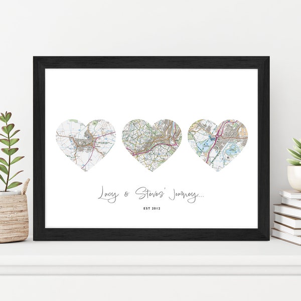 Framed Os Map - Etsy UK