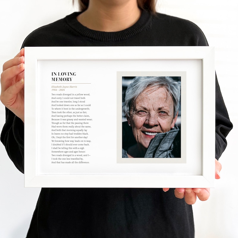 Personalised Memorial Poem - Etsy UK