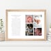 Custom Made Timeline Print Personalised Poster 8"x10", A4, A3, A2 - 6 ...