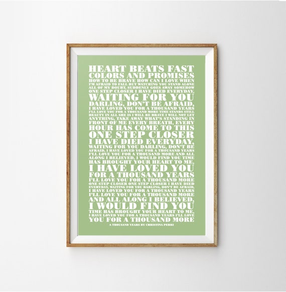 A Thousand Years Christina Perri Lyrics