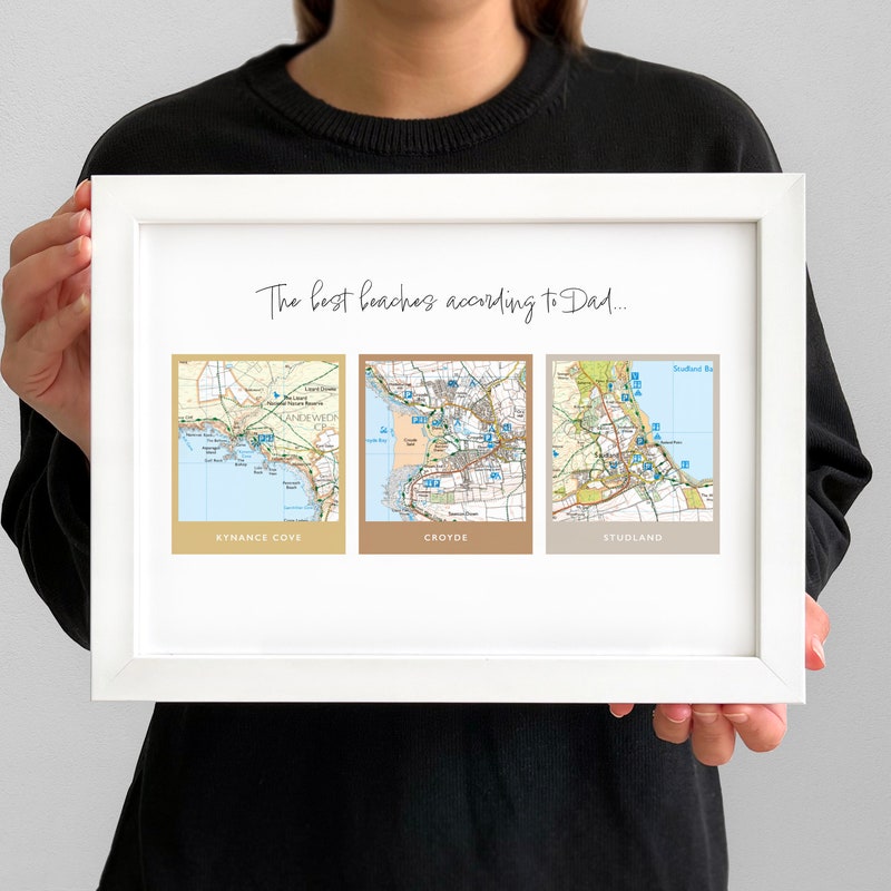 Framed Os Map - Etsy UK