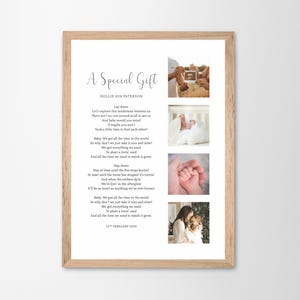 Personalised Photo Poem Print Available Framed. Use Your Own Photos ...