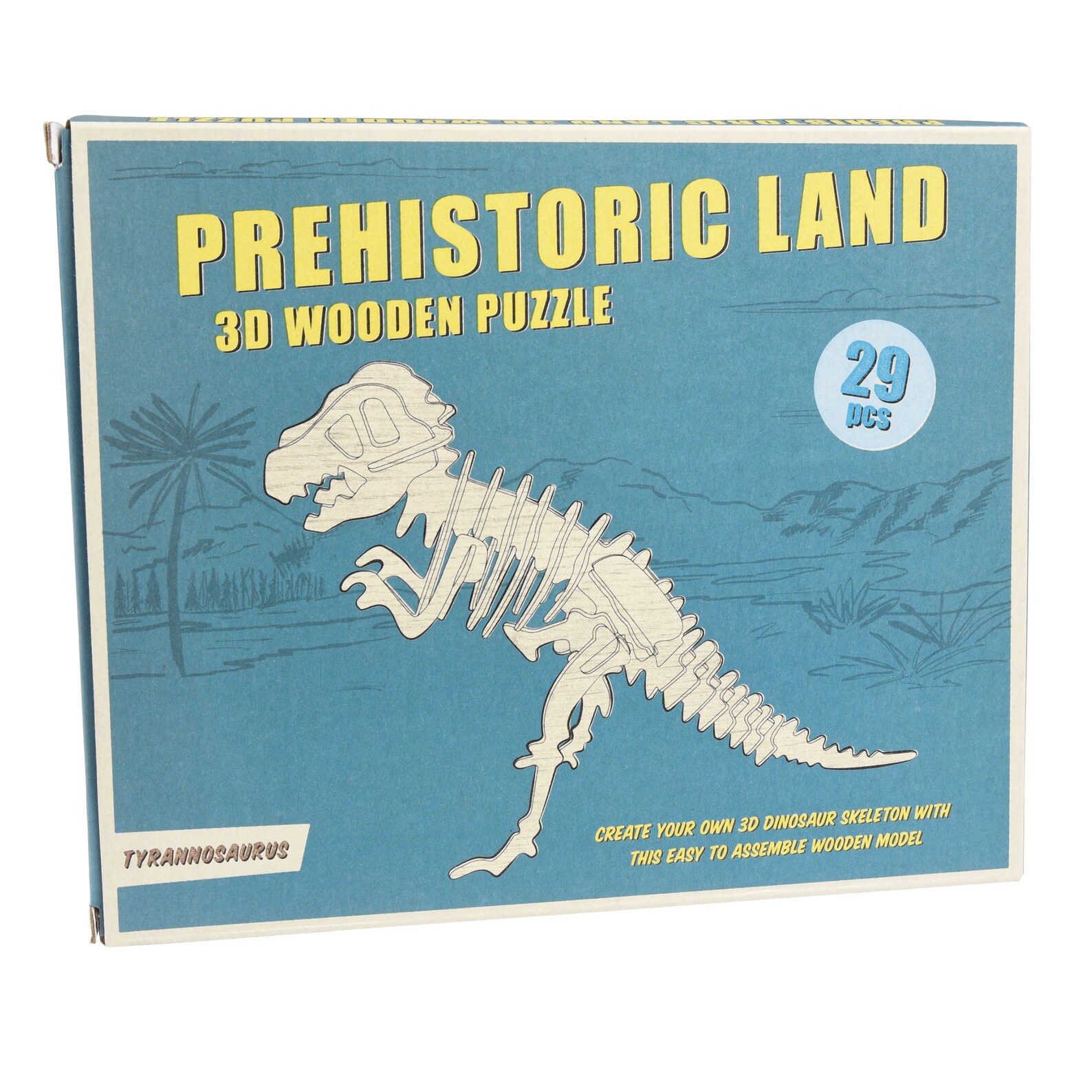 Tyrannosaurus 3D Wooden Puzzle Dinosaur Gift Dinosaur Theme - Etsy UK