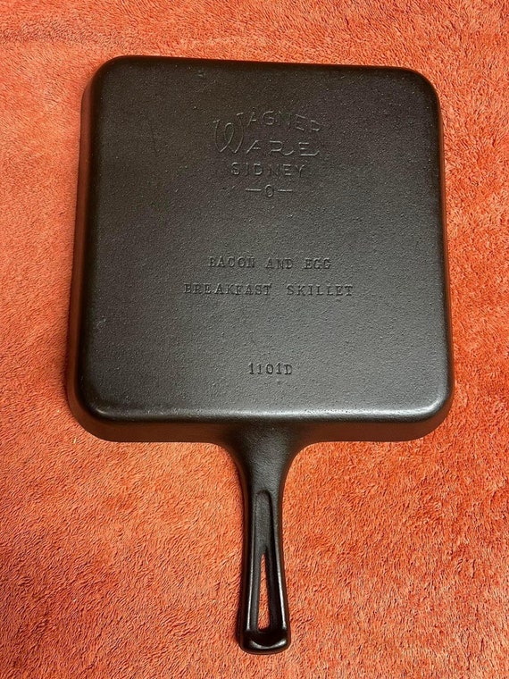 Wagner Ware Cast Iron Bacon and Egg Breakfast Skillet P/n - Etsy