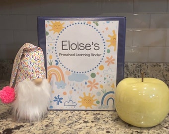 Preschool Learning Binder | Etsy