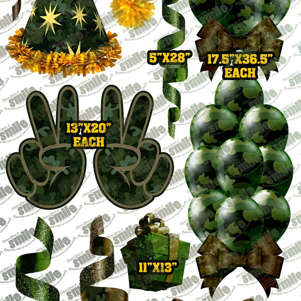 Camo Decorations - Etsy