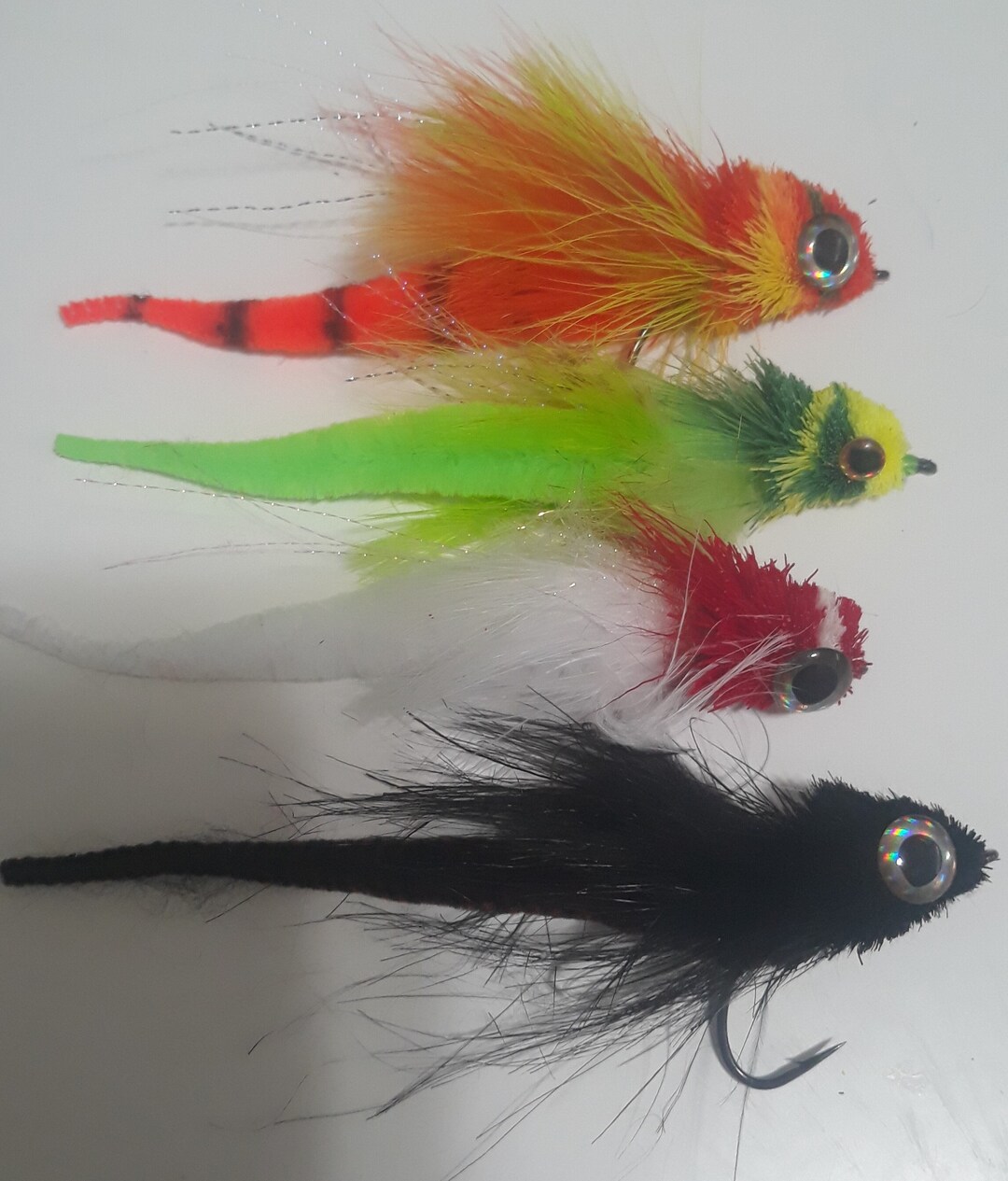 4 Pack Dragon Tail Flies - Etsy