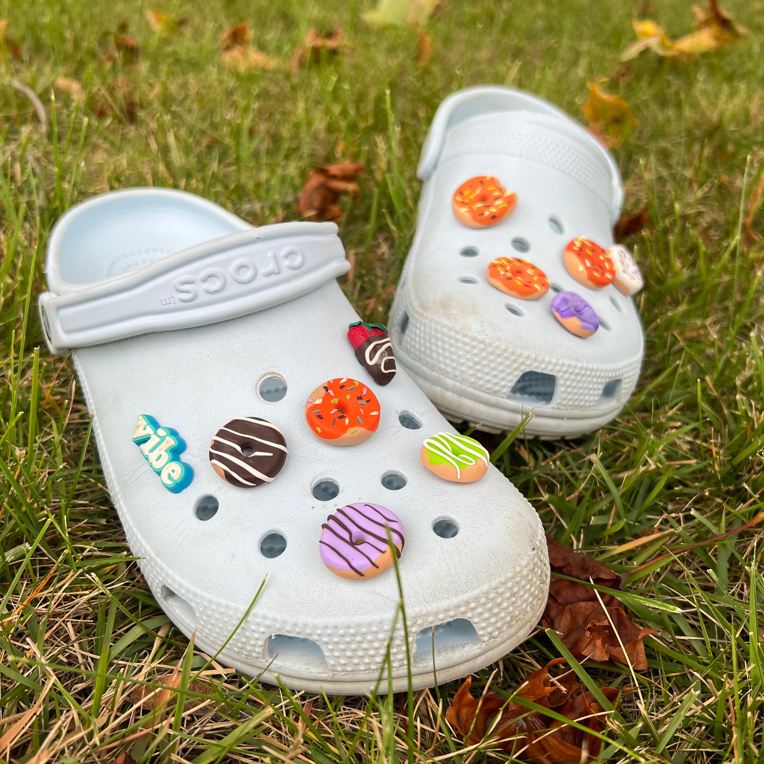 Handmade Donut Croc Charm - Etsy