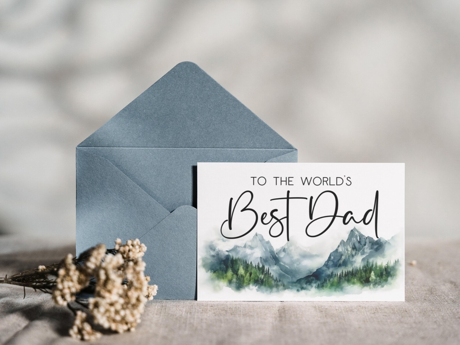Best Dad Father's Day Card Printable Father's Day Card Printable ...