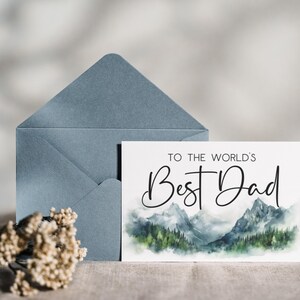 Best Dad Father's Day Card Printable Father's Day Card Printable ...