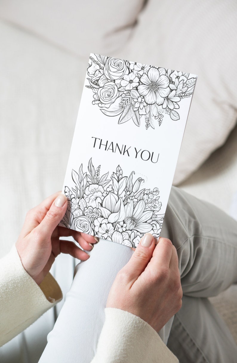 Printable Coloring Thank You Cards | Printable Thank You Cards to Color ...