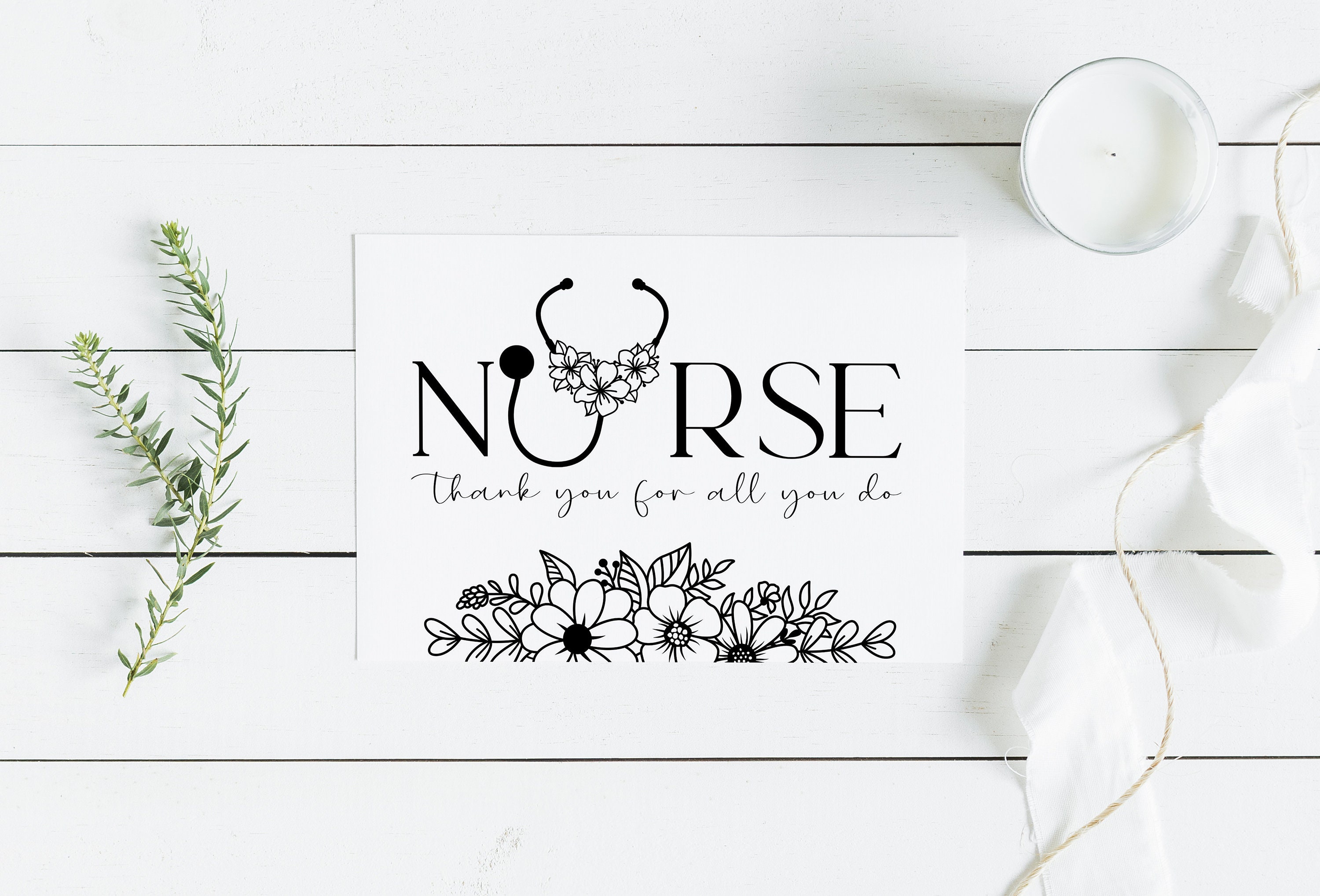 Nurse Thank You Cards Printable Nurse Week Thank You Cards Thank You ...