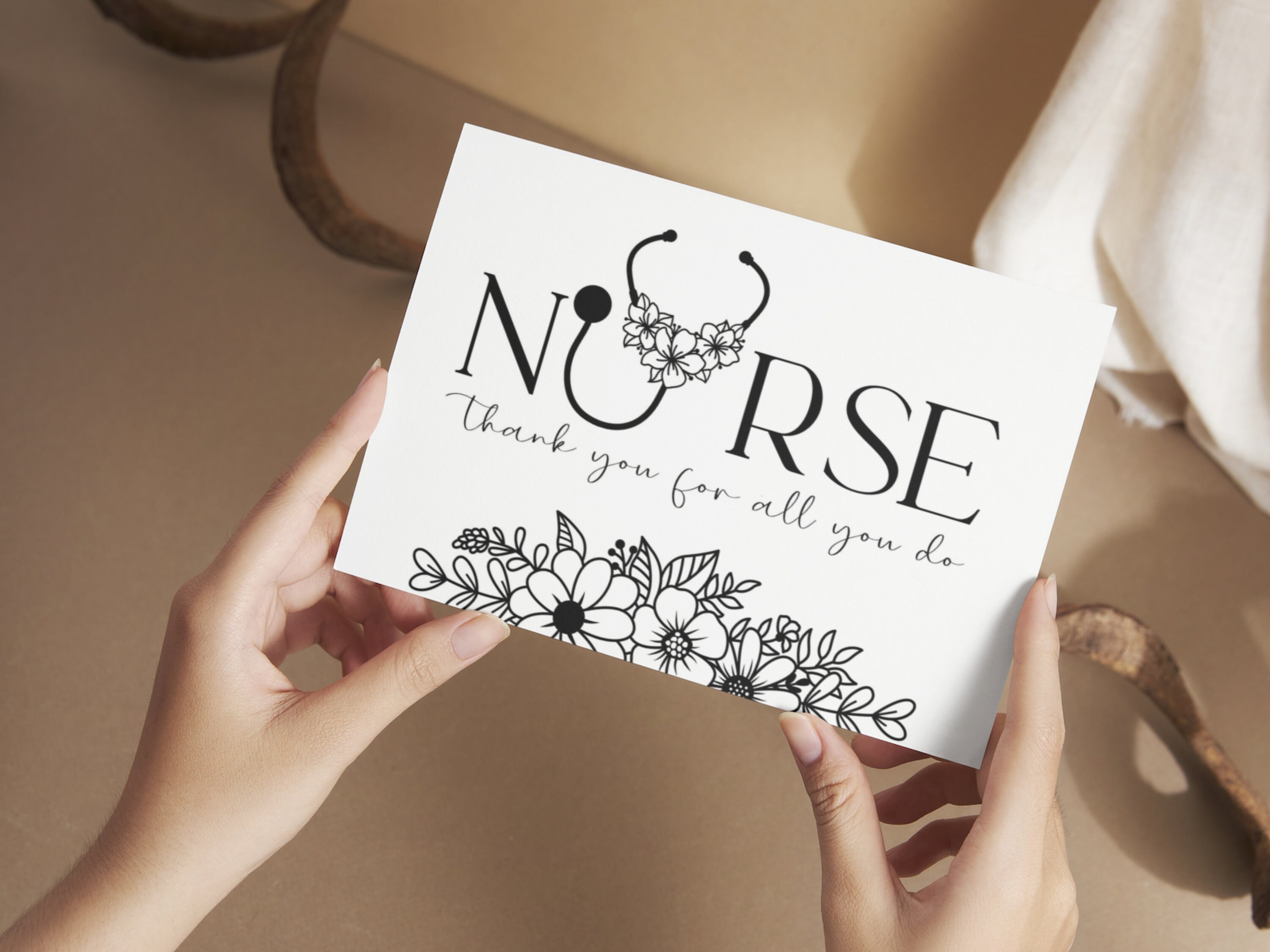 Nurse Thank You Cards Printable | Nurse Week Thank You Cards | Thank ...