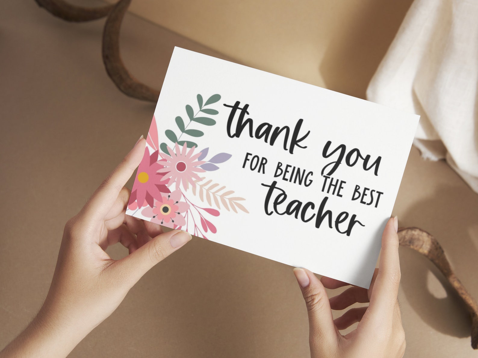 Teacher Appreciation Day Printable Gift for Teacher Printable Card ...