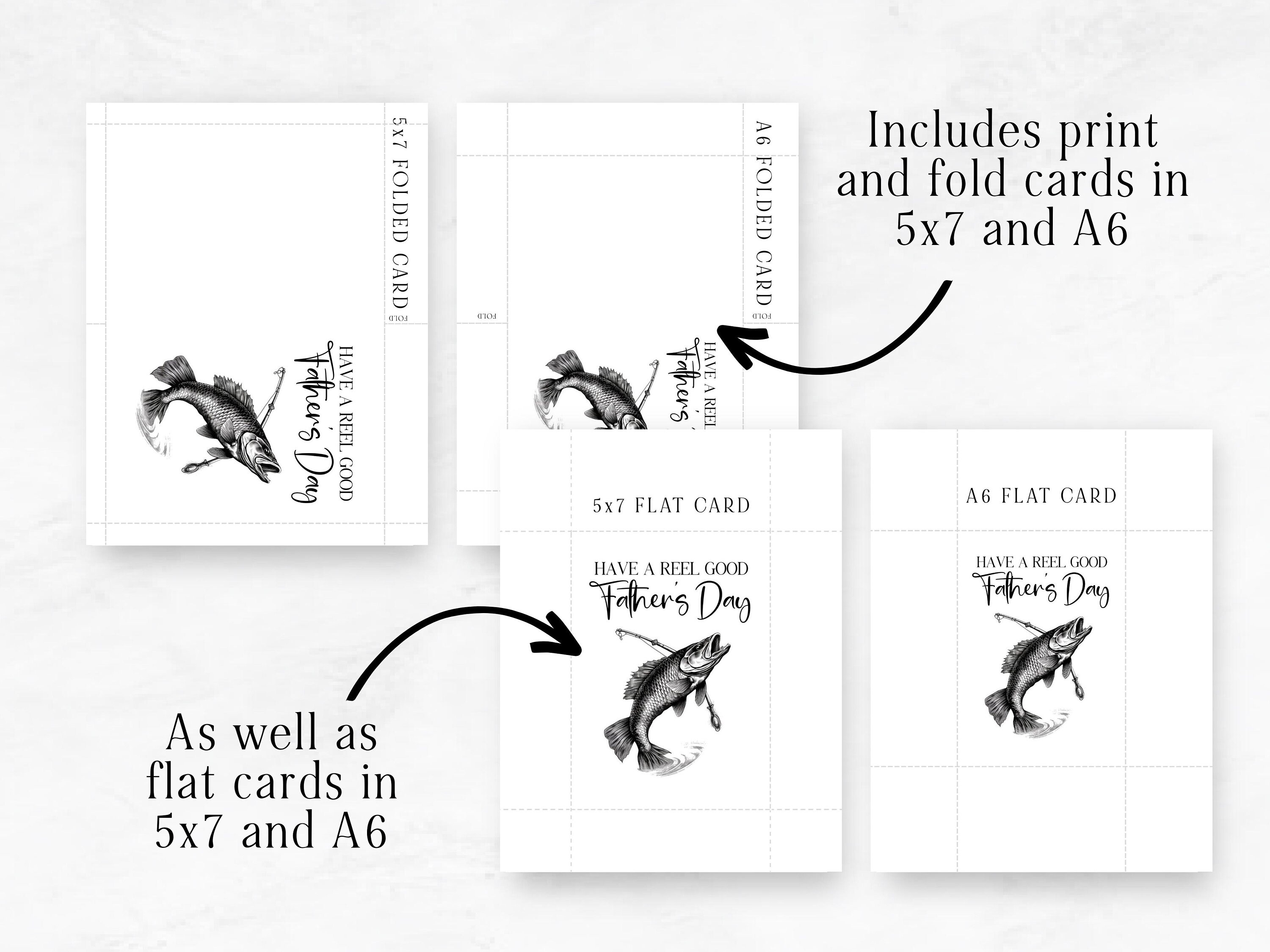 Printable Fishing Father's Day Card | Father's Day Card Printable ...