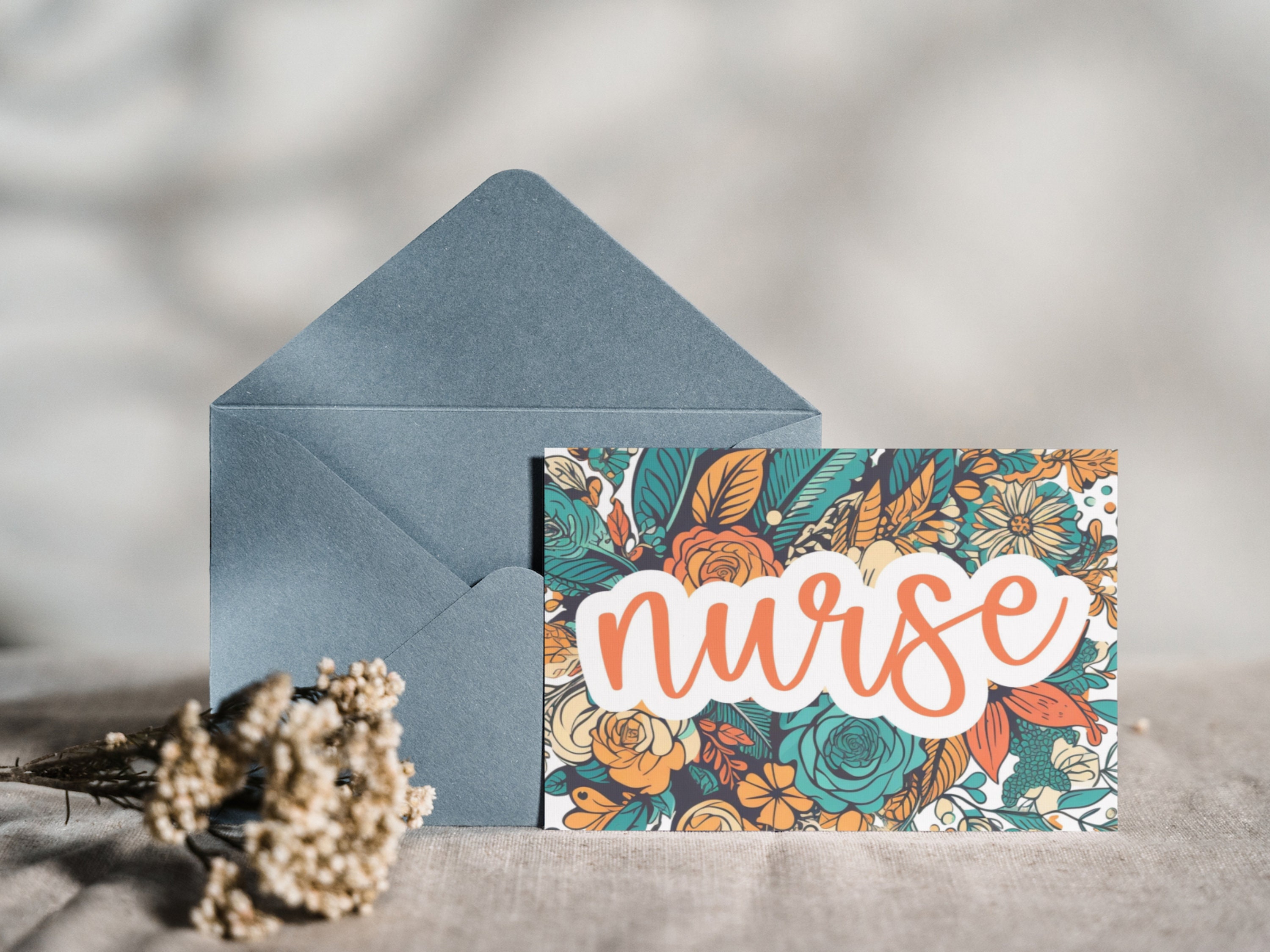 Card for Nurses Printable PDF Thank You Cards for Nurses Week Nurse ...