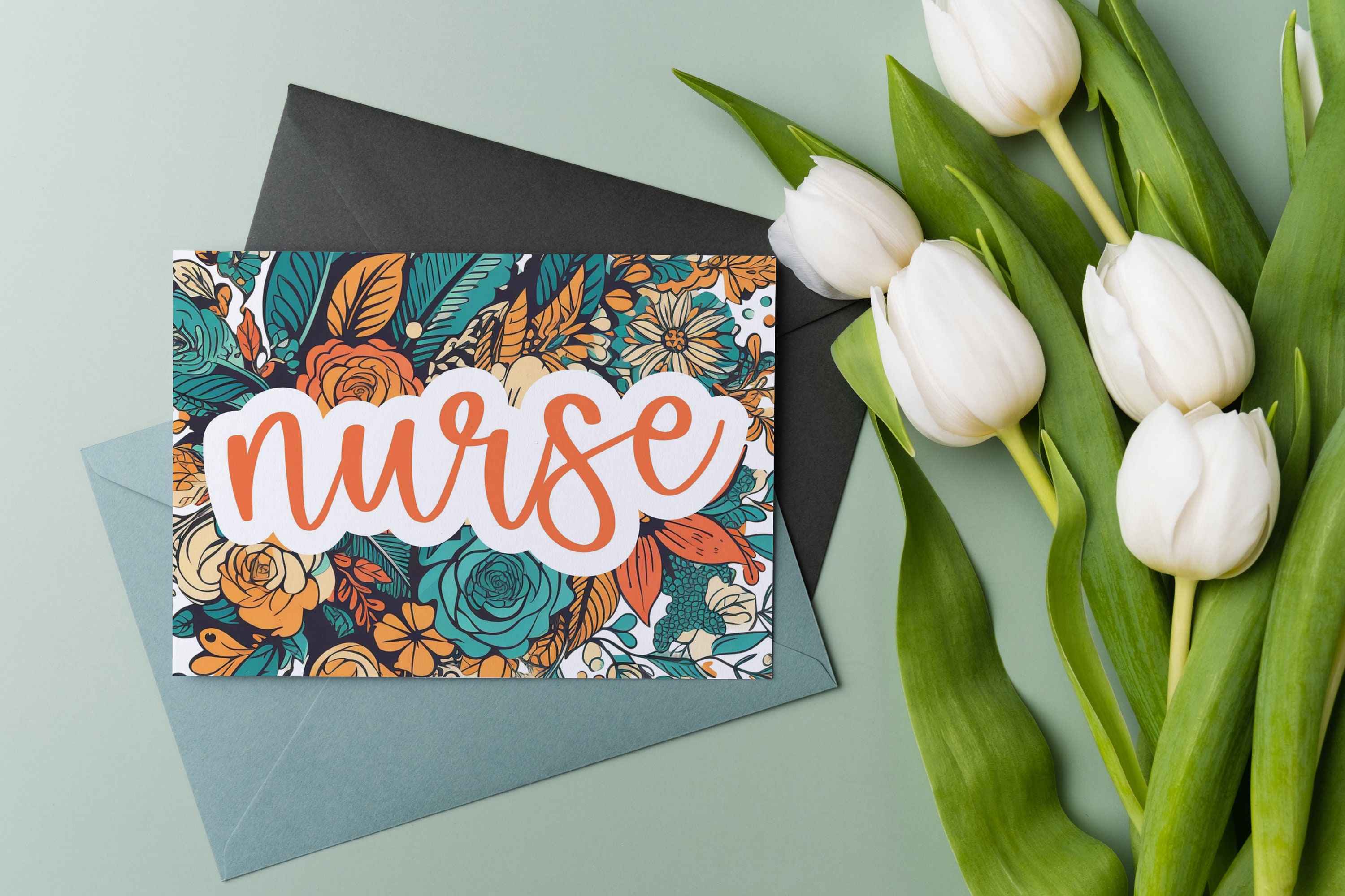 Card for Nurses Printable PDF Thank You Cards for Nurses Week Nurse ...