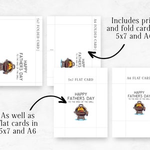 Printable Father's Day Card Funny | Grilling Father's Day Card | King ...