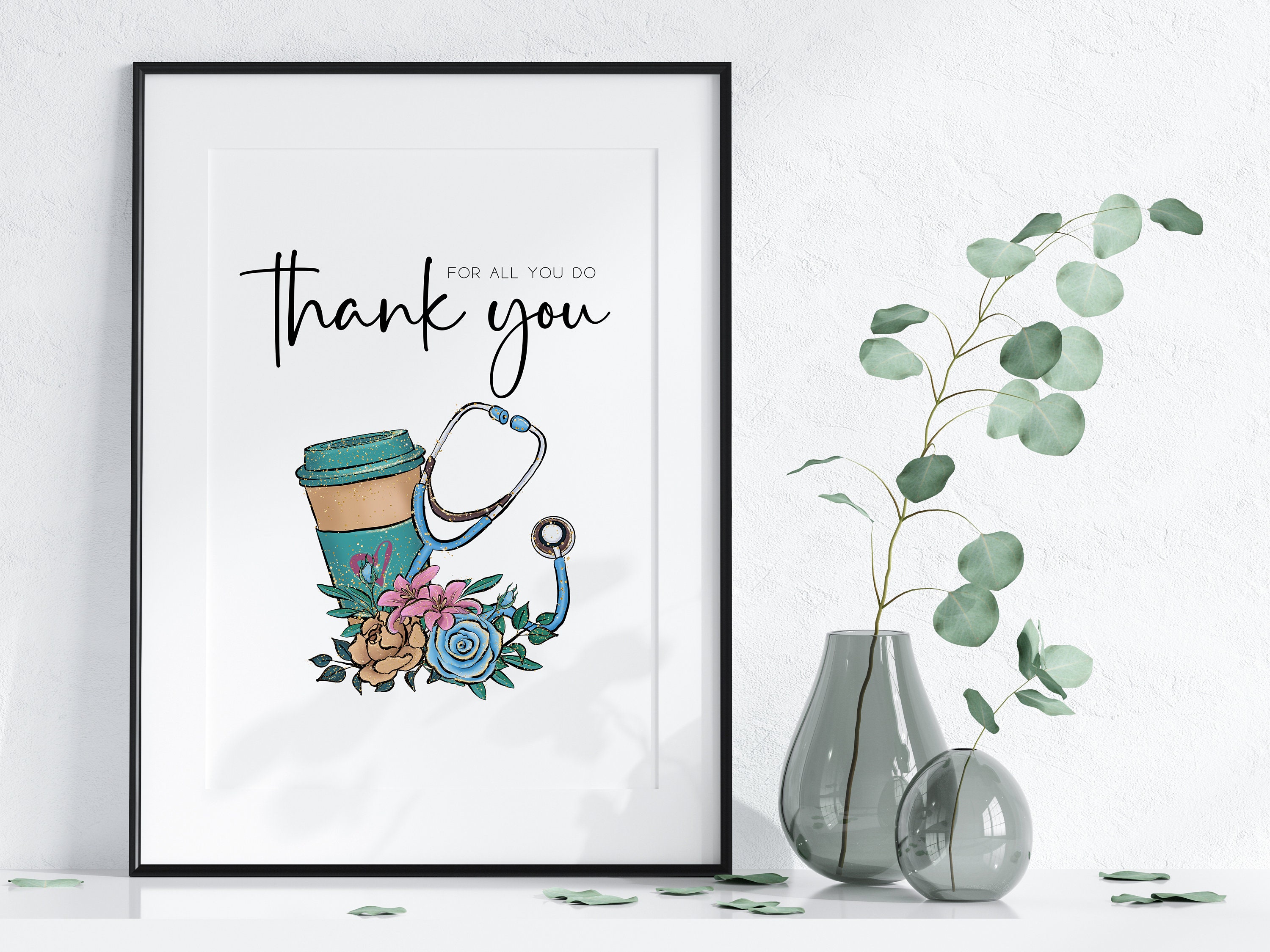 Nurses Week Thank You Poster | Thank You for Nurses Week Printable ...
