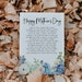 Mother's Day Poem Card Printable Mother's Day Floral Card PDF Card for ...