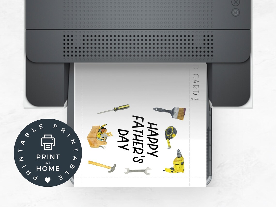 Handyman Father's Day Card Printable | Printable Happy Father's Day ...