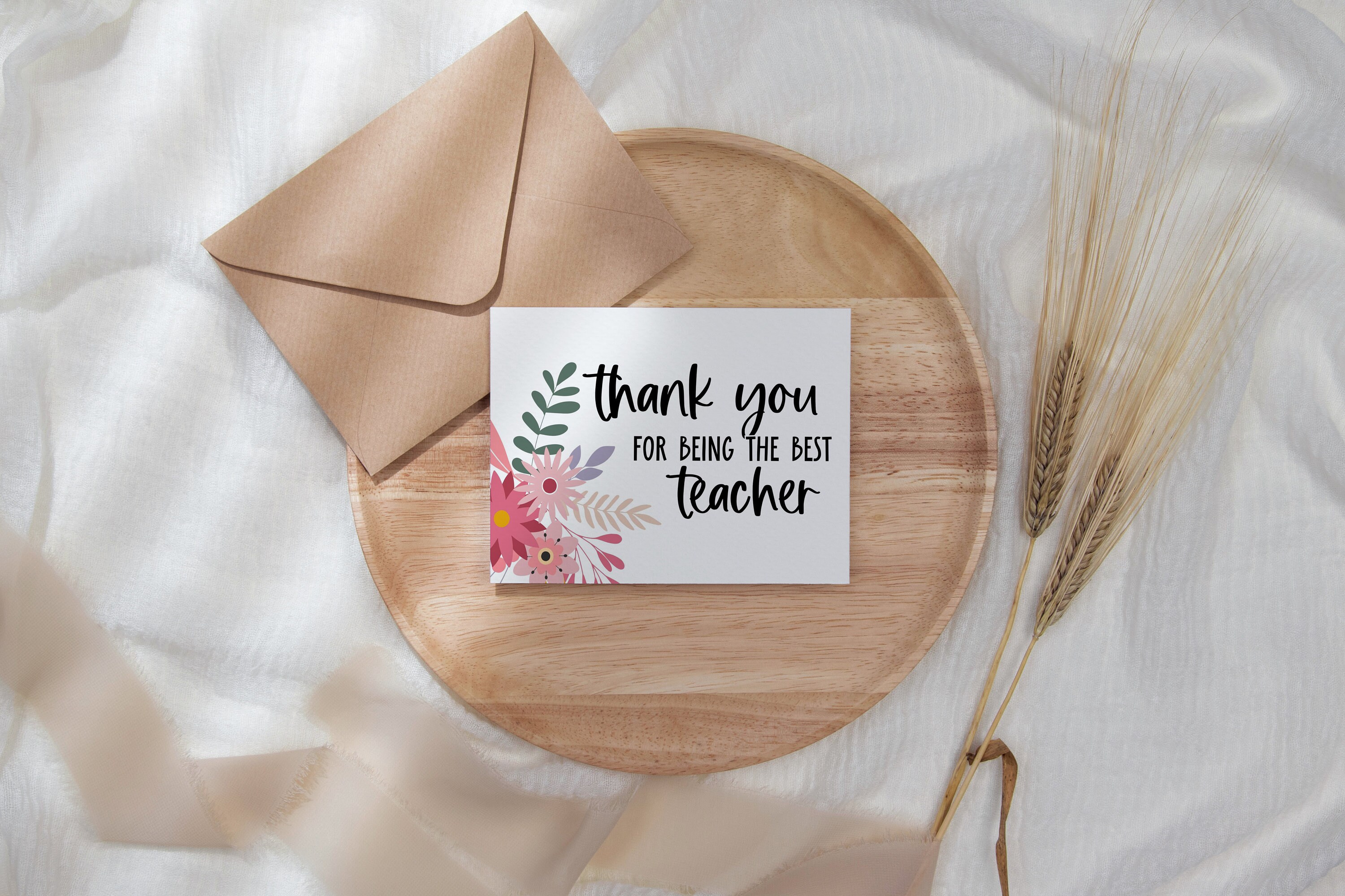 Teacher Appreciation Day Printable Gift for Teacher Printable Card ...