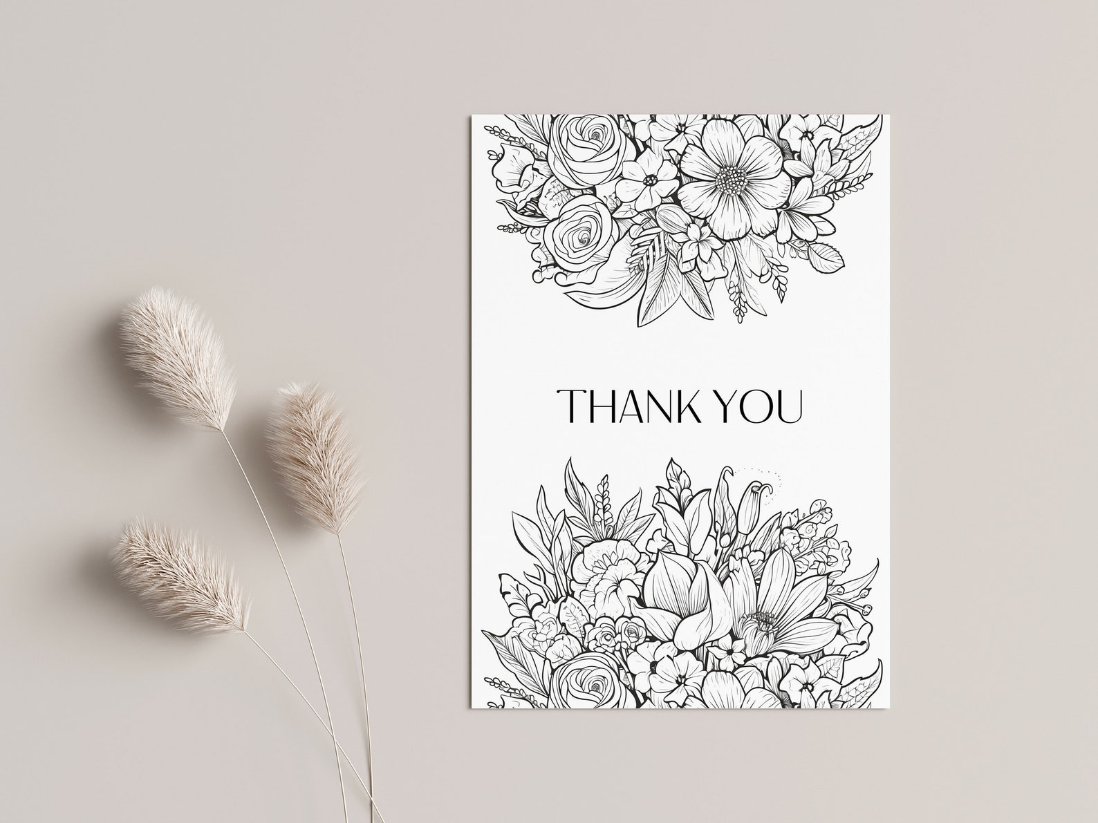 Printable Coloring Thank You Cards | Printable Thank You Cards to Color ...