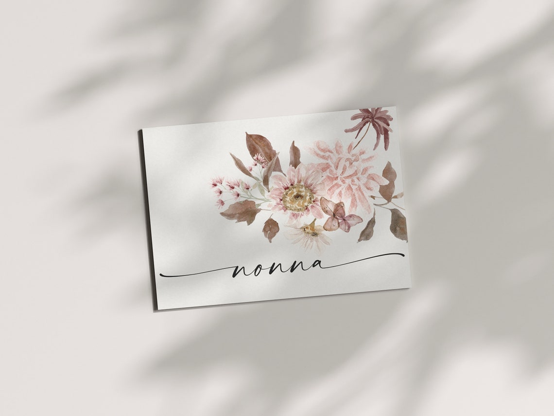 Printable Mothers Day Card for Nonna | Printable Mother's Day Card ...