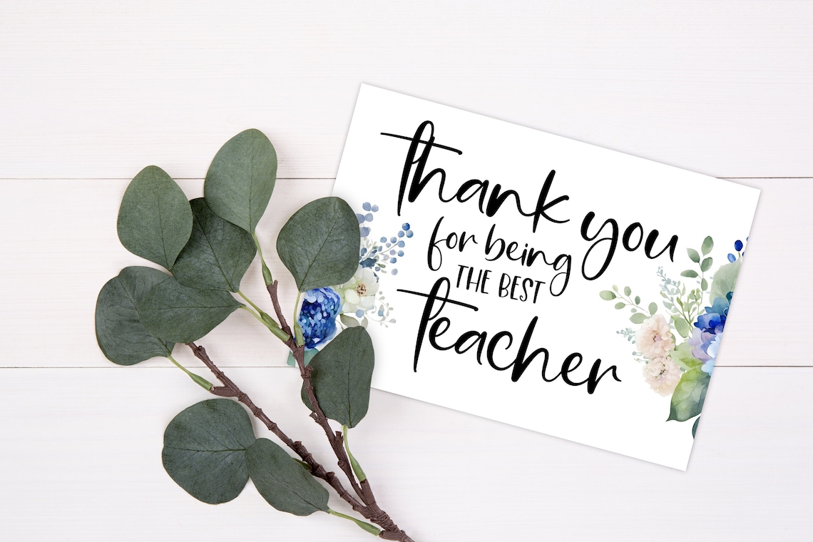 Colorful Teachers Day Thank You Card World Teachers Day Printable ...