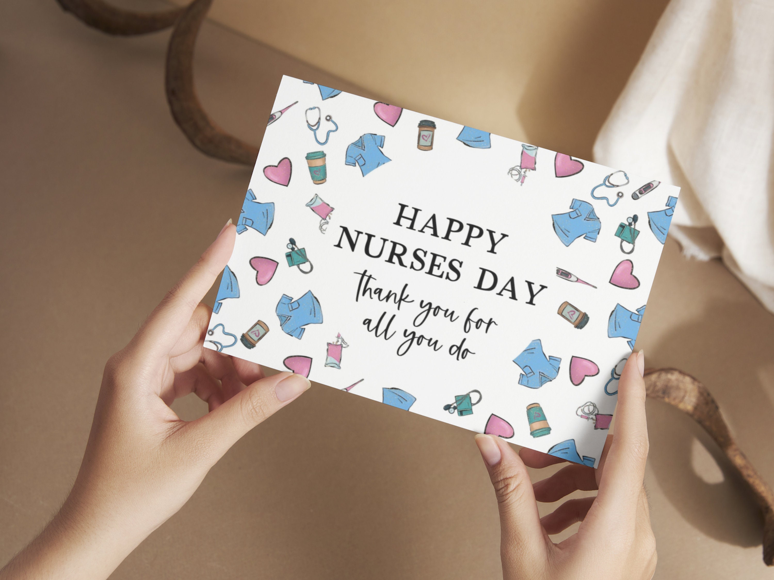 Nurses Day Thank You Card | Thank You Cards for Nurses Week | Nurse ...