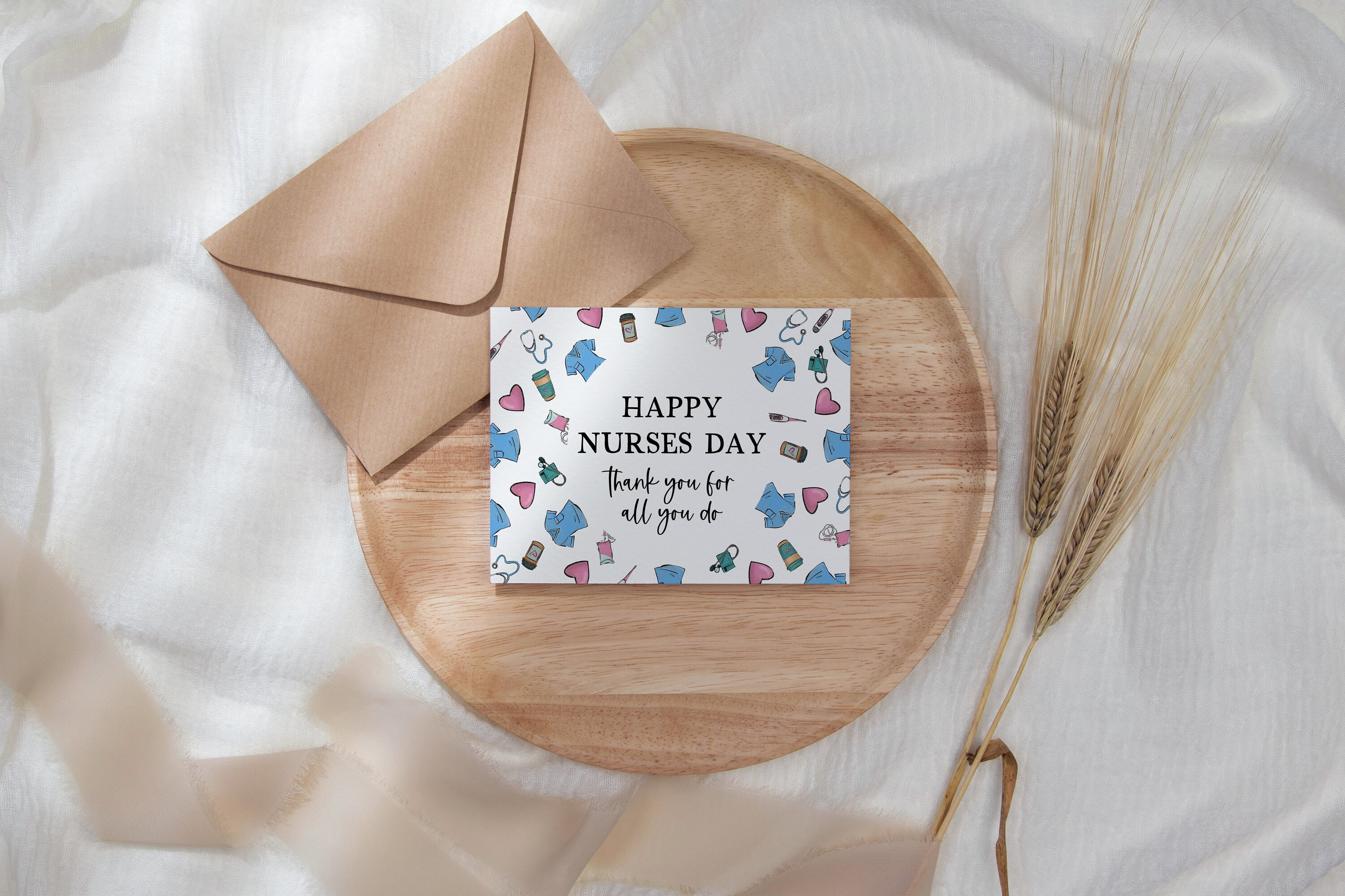 Nurses Day Thank You Card | Thank You Cards for Nurses Week | Nurse ...
