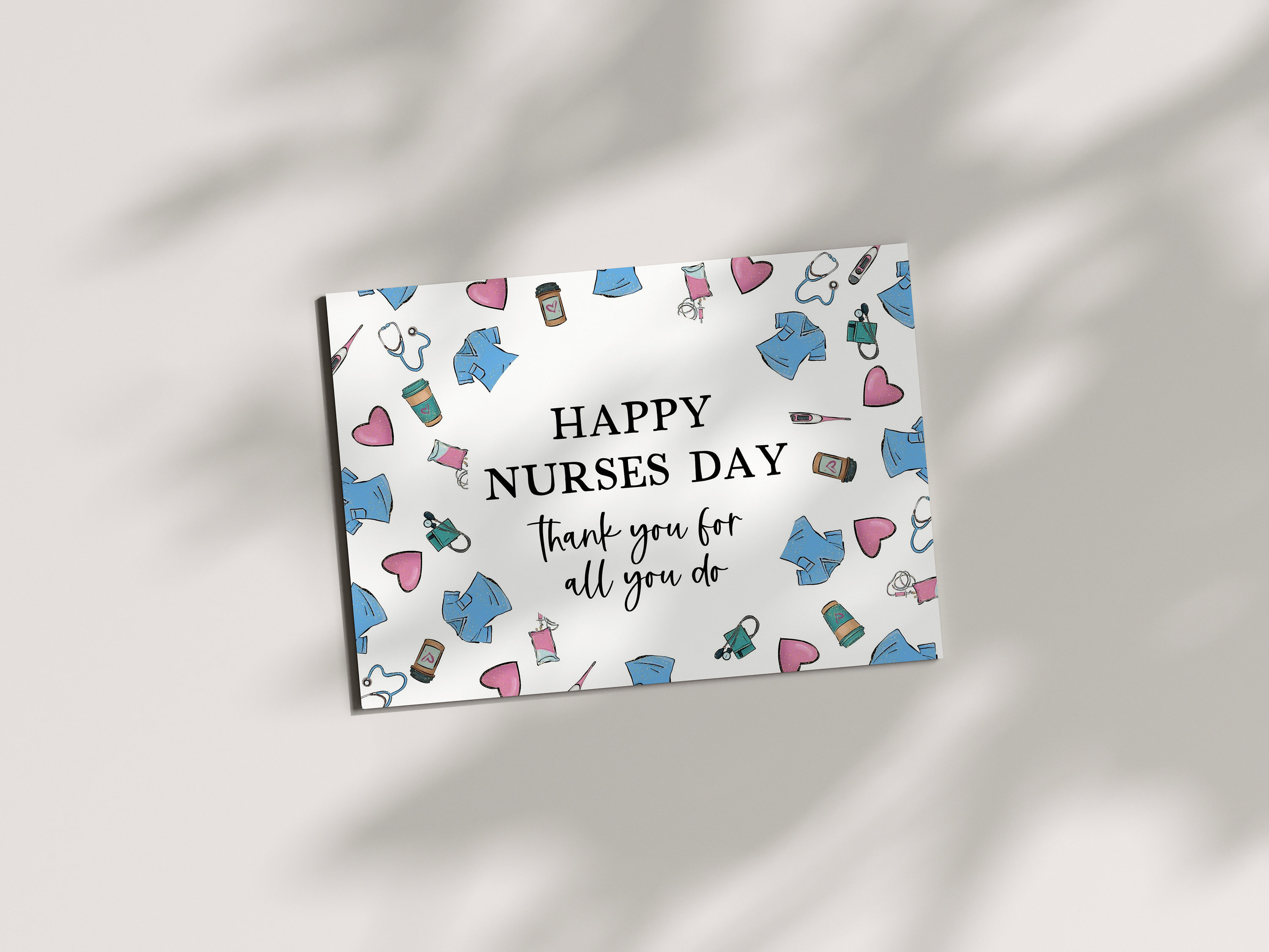 Nurses Day Thank You Card | Thank You Cards for Nurses Week | Nurse ...