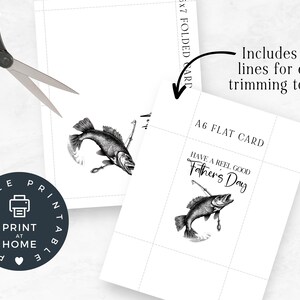 Printable Fishing Father's Day Card | Father's Day Card Printable ...